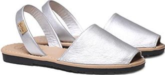 Toni Pons Abarca pour Femme en Cuir - Mao - Argent, 36 EU