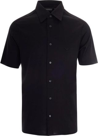 Emporio Armani Homme, Chemises, Noir, Taille: M Chemises &agrave; Manches Courtes