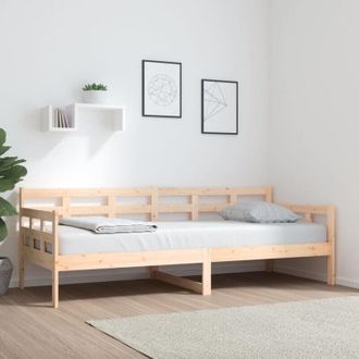 vidaXL Lit de jour bois de pin massif 80x200 cm