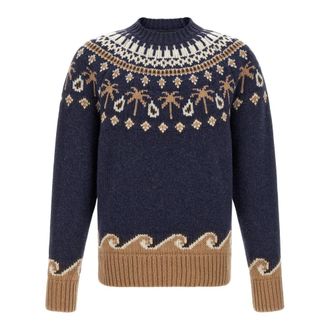 Alanui Sweet Winter Sweater - - Knitwear - Herren - Blau - L