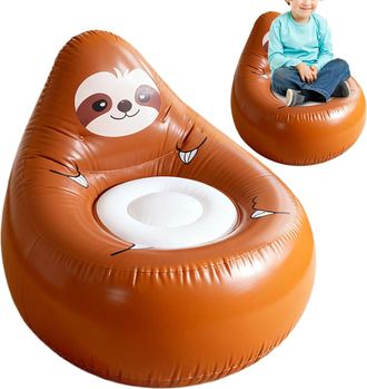 Generic Aufblasbarer Tierstuhl f&uuml;r Kinder - 31,5 Zoll PVC-Kinderlounge | AFFE Panda Schaf tragbare Cartoon aufblasbare Sofa f&uuml;r Camping Hinterhof Terrasse Ind