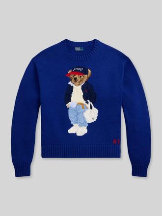 Polo Ralph Lauren Regular Fit Strickpullover mit Polo-Bear-Intarsia