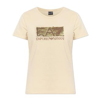 Emporio Armani Emporio Armani Ea7, Damen, Oberteile, Beige, SGr&ouml;&szlig;e