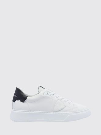 Philippe Model Baskets basses Temple Low en cuir de veau lisse avec logo &Eacute;cusson
