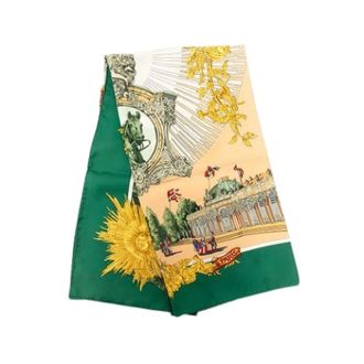 Herm&egrave;s Pre-owned Foulard en soie Sanssoucy - Femme - Pre-owned - Multicolore - Taille: ONE Size
