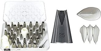 De Buyer 2114.10 -coffrets 35 douilles inox+adaptateurs & 2115.25N -douille st honore inox &oslash; 11