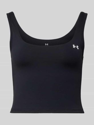 Under Armour Crop Top mit Label-Print