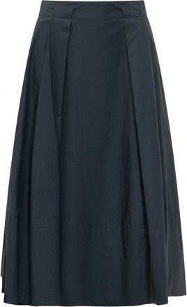 Woolrich Femme, Jupes, Bleu, Taille: 42 FR Jupe Midi Pliss&eacute;e