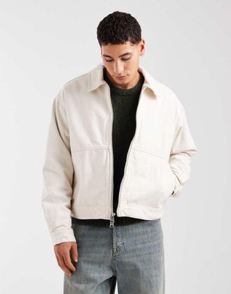 Vans Denim Station - Jeansjacke in einem Saat-Naturton-Neutral