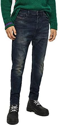Diesel Vider 084AU Pantalon en Jean pour Homme Regular Carrot (Bleu, W36/L32)
