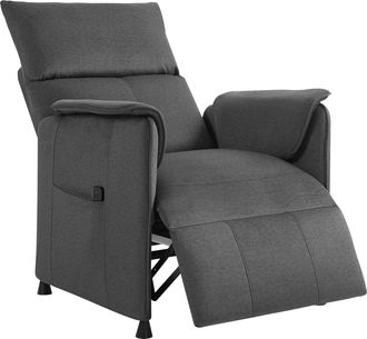 HOMCOM Elektrischer Relaxsessel, neigbar, sehr leise, mit Memory-Funktion, einziehbare Fu&szlig;st&uuml;tze, Fernbedienung, Fernsehstuhl f&uuml;r Schlafzimmer, B&uuml;ro, Heimkin