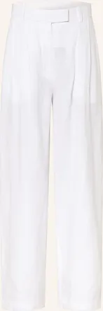 Arket Arket Marlenehose Sally Aus Leinen weiss