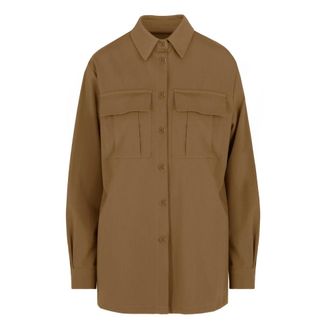 Bomboogie Femme, Blouses et Chemises, Brun, Taille: 40 FR Surchemise utilitaire