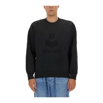 Isabel Marant Embroidered Logo Sweater - - Knitwear - Herren - Schwarzk - S