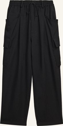 Yohji Yamamoto Y-3 Sport Uniform Ut Straight Leg Hose schwarz