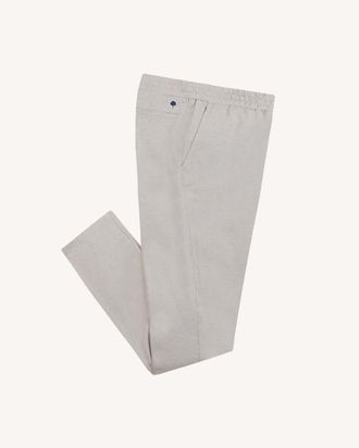 Faguo Pantalon elastique &eacute;cru coton - DREUILLE