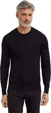 Dolce & Gabbana Homme, Pulls, Noir, Taille: M Pull en soie et cachemire &agrave; col rond