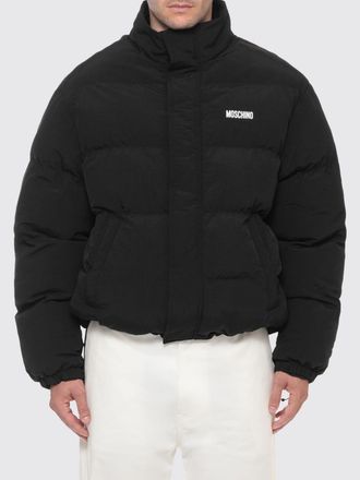 Moschino Doudoune matelass&eacute;e en nylon avec col montant et logo