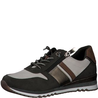 Marco Tozzi Damen Sneaker flach mit Schnürsenkeln Freizeit, Beige (Cream Comb), 39 EU