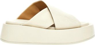 Marsèll Flache Pantoletten Beige