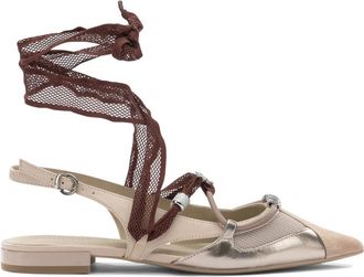 Pinko Pinko, Femme, Chaussures, Beige, Taille: 38 EU Gianira 30 Slingback