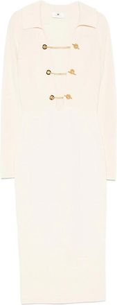 Elisabetta Franchi Robe Au Genou - Beige