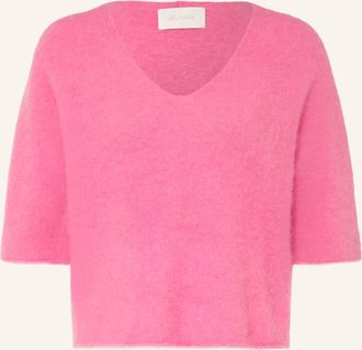 Juvia Pullover Sinja Mit Alpaka Und 3/4-Arm pink