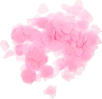 Angoily 4Er-Packung Herzf&ouml;rmige Papierkonfetti Valentinstag Partydeko Romantische Tischdekoration Hochzeitskonfetti Packungen Rosa f&uuml;r Feierlichkeiten