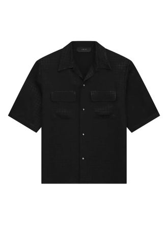 Amiri chemise &agrave; manches courtes - Noir