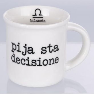 Villa D'Este Home Tivoli Espressotasse 90 ml Porzellan Waage S.P.Q.eRe Zodiaco