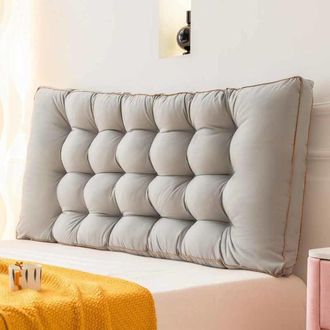 Generic R&uuml;ckenkissen Bett, Lesekissen f&uuml;r Bett und Sofa, Bequeme bettkopfteil, Keilkissen, Wandkissen, Sitzkissen, Gro&szlig;es R&uuml;ckenkissen mit waschbarem Bezug - 