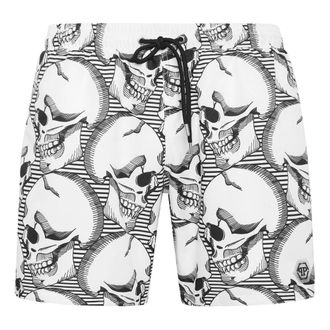 Philipp Plein Herren, Bademode, Wei&szlig;, 3XLGr&ouml;&szlig;e