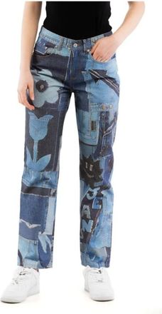 Moschino Femme, Jeans, Multicolore, Taille: W26 Jean Droit