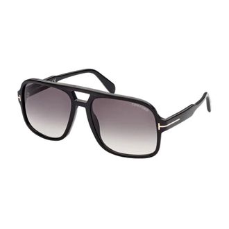 Tom Ford unisex, Accessoires, Noir, Taille: 60 MM Falconer-02 Lunettes de soleil