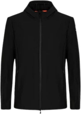 Suns Homme, Vestes, Noir, Taille: M Giubbotto accoppiato micro pelliccia