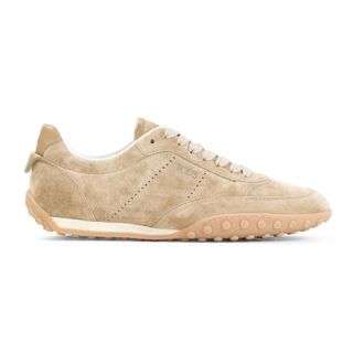 Tod's Baskets en daim - Femme - Chaussures - Beige - Taille: 36 EU