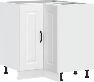 vidaXL Vidaxl - Armoire dangle de cuisine Kalmar blanc bois ding&eacute;nierie