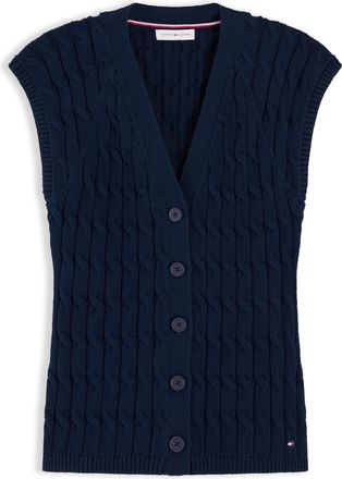 Tommy Hilfiger Strickjacke Cable Slim Sleeve