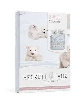 Heckett & Lane Ben Duvet Cover, Illusion Blue, 260 x 220 cm