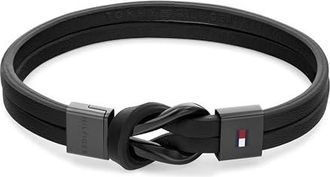 Tommy Hilfiger Jewelry Bracelet en Cuir pour Homme Couleur Noire - 2790442