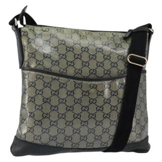 Gucci Sac bandouli&egrave;re en toile Pre-owned - Femme - Pre-owned - Bleu - Taille: ONE Size