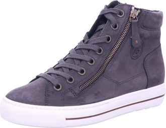 Paul Green Damen, Frauen High-Top Sneaker,schnürschuhe,high top Sneaker,Sneaker-Stiefel,mid Cut,Halbschuhe,straßenschuhe,Grau (JA),37.5 EU / 4.5 UK
