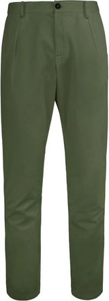 Bomboogie Homme, Pantalons, Vert, Taille: W30 Pantalon coupe slim en m&eacute;lange de lin