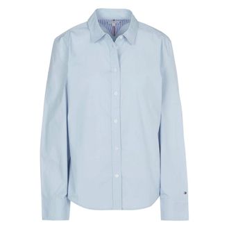 Tommy Hilfiger Damen, Blusen & Hemden, Blau, LGr&ouml;&szlig;e