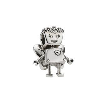 Pandora Floral Bella Bot Charm - - Accessories - Damen - Wei&szlig; - ONE SIZE