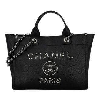 Chanel Pre-owned Deauville Shopper - - Pre-owned - Damen - Schwarzk - ONE SIZE