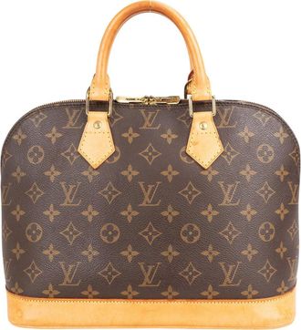 Louis Vuitton Crossbody Bags - Louis Vuitton Canvas Monogram Alma PM Handbag - Gr. unisize - in Braun - f&uuml;r Damen