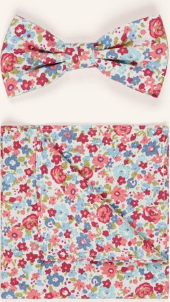 Prince Bowtie Prince Bowtie Set: Fliege Und Einstecktuch rot