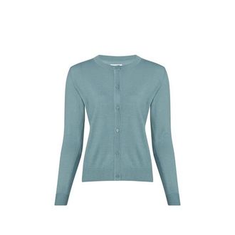Au Printemps Paris Cardigan droit Acad en laine m&eacute;rinos