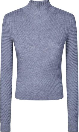 Victoria Beckham Pull Col Rond - Gris